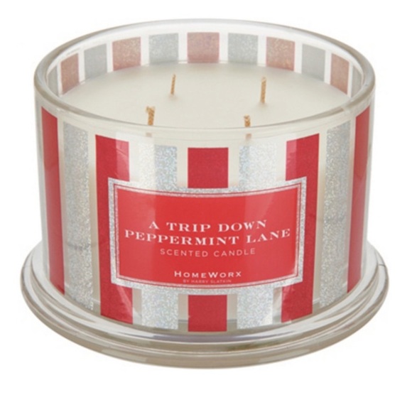 Home Worx | Accents | Homeworx By Harry Slatkin 8oz Peppermint Lane 4wick Candle | Poshmark